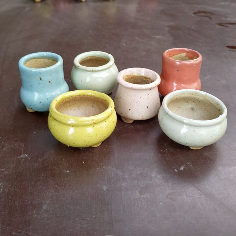 Handmade Mini Clay Pots for Succulents - Sunnyplants.com